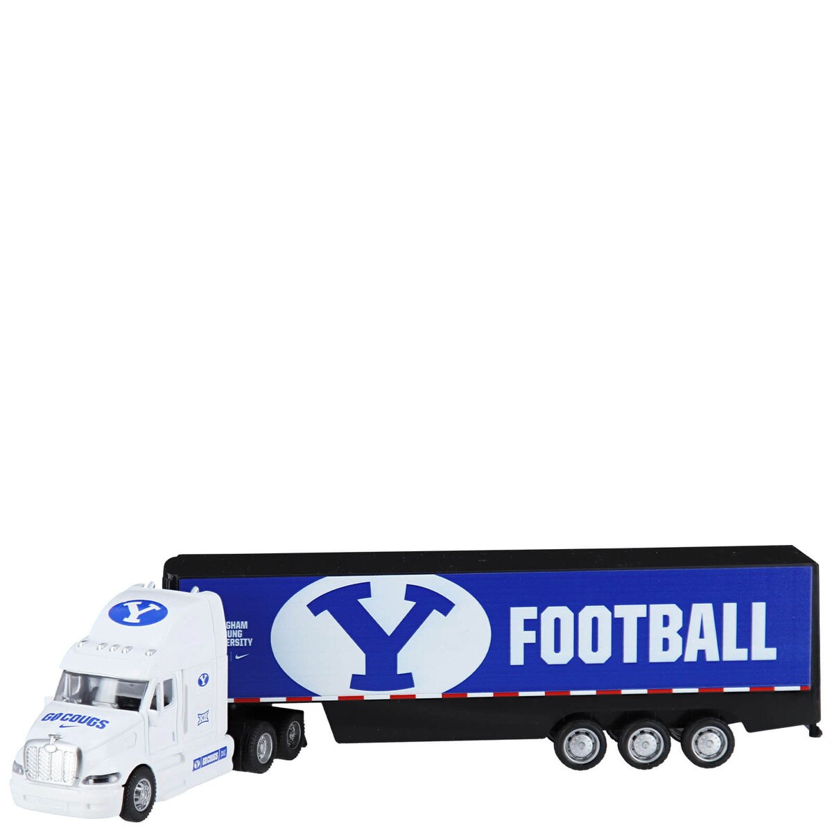 Oval Y BYU Football Big Rig and Trailer Equipment Truck