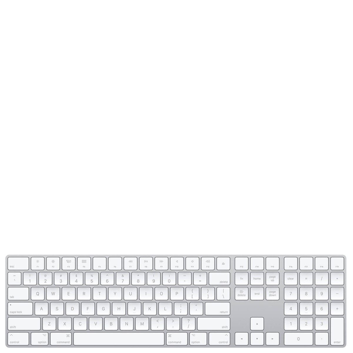 Silver Apple Magic Keyboard With Numeric Keypad English