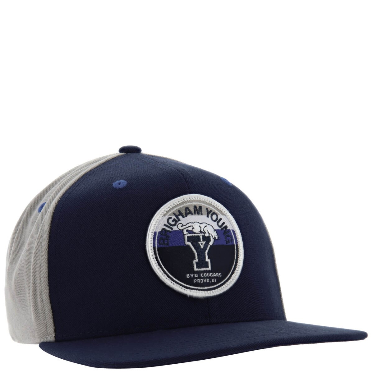 Retro Cougar Over Block Y BYU Flat Bill Hat - Nike