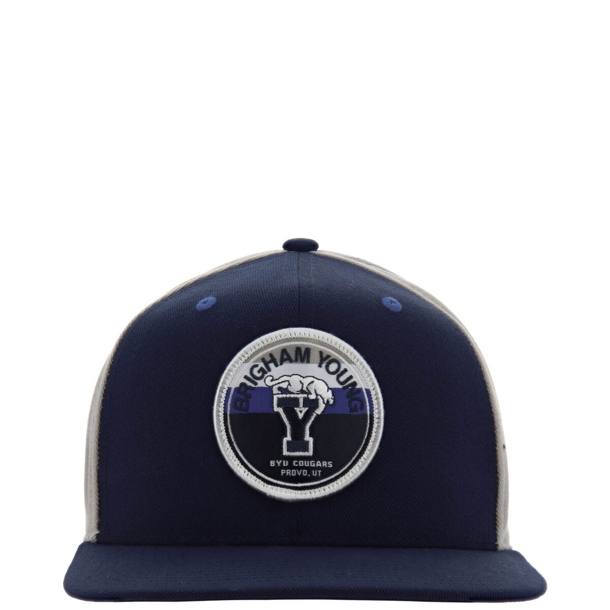 Retro Cougar Over Block Y BYU Flat Bill Hat - Nike