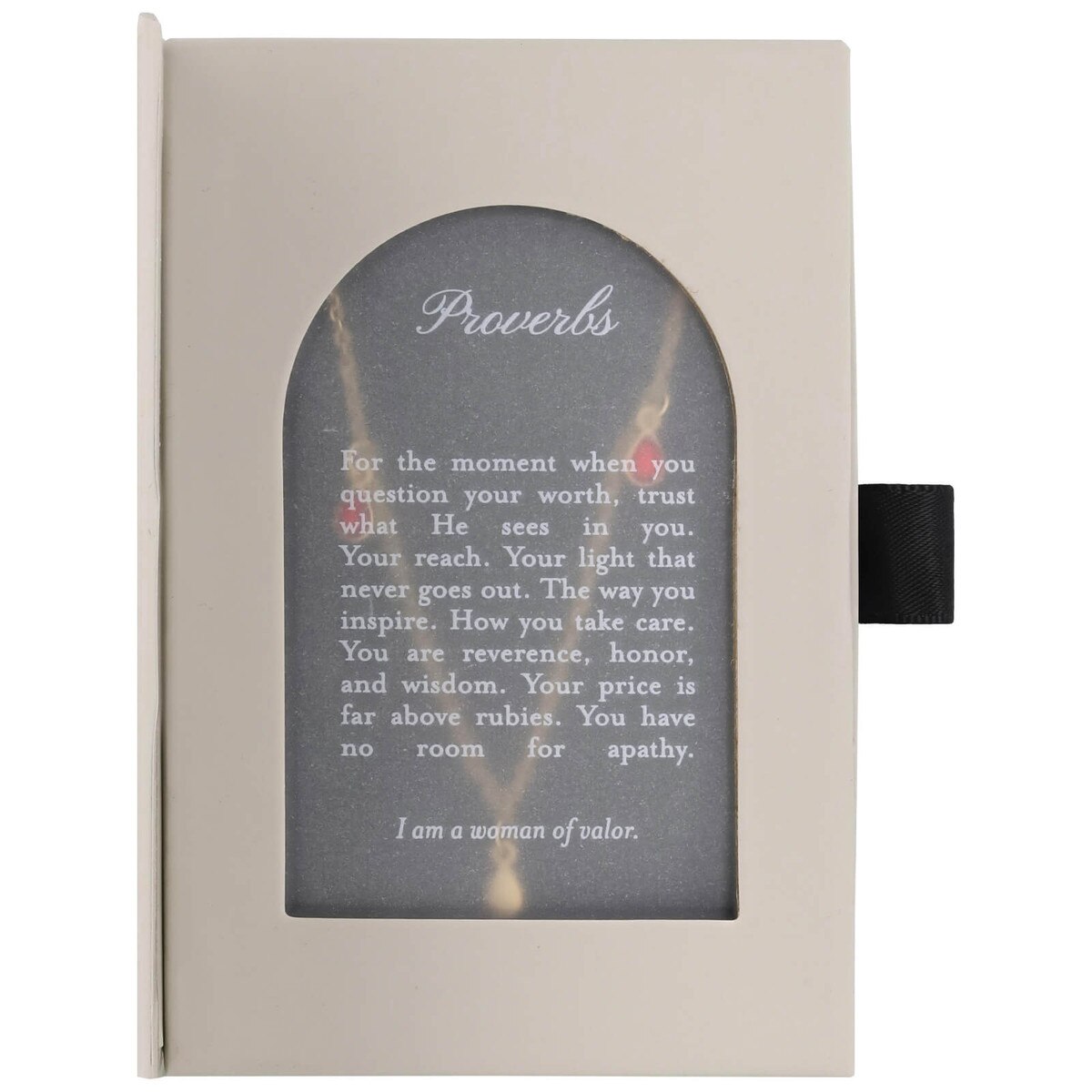 Gold Proverbs Necklace - Women in the Scriptures