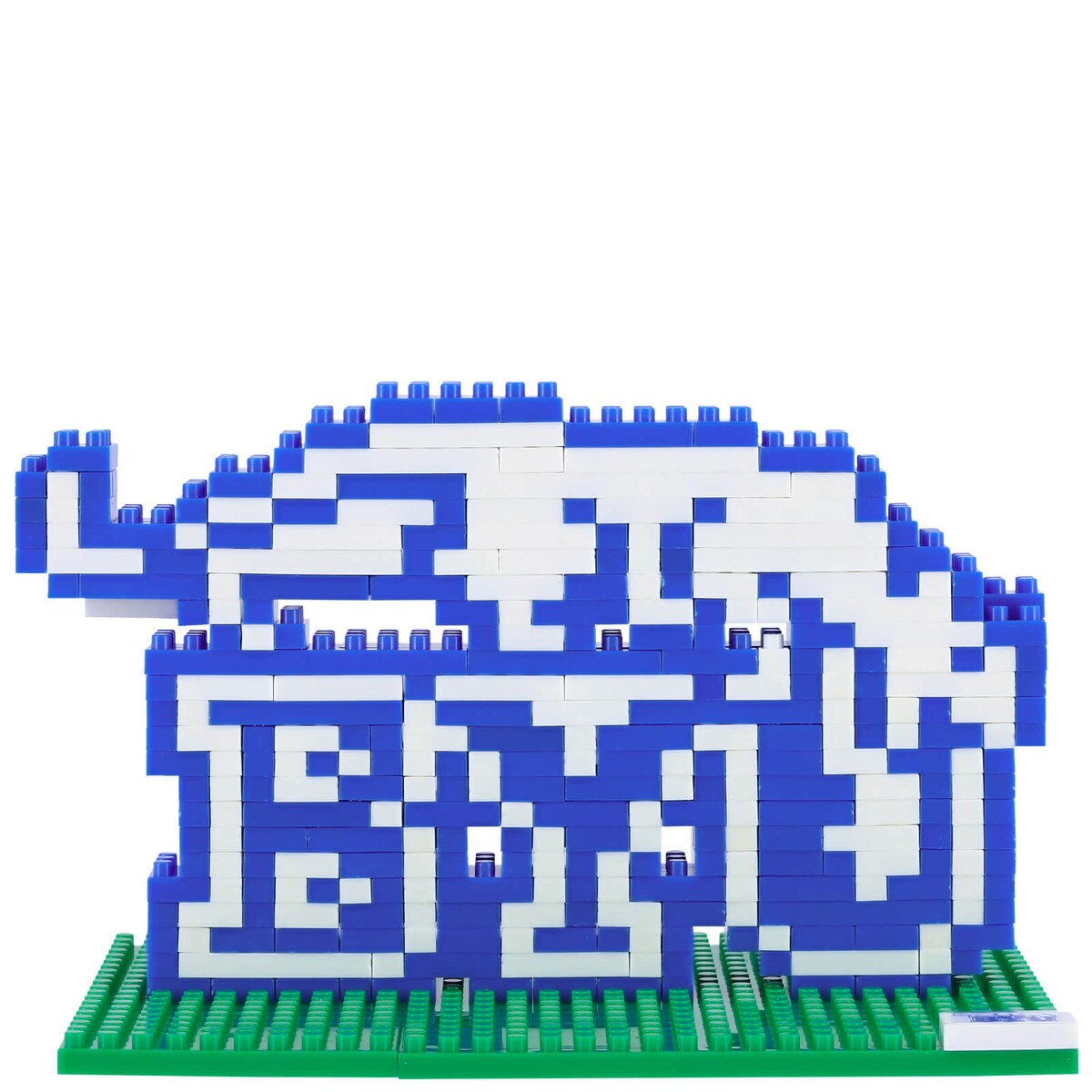 Mini-Brick Retro Cougar Over BYU Logo - BRXLZ