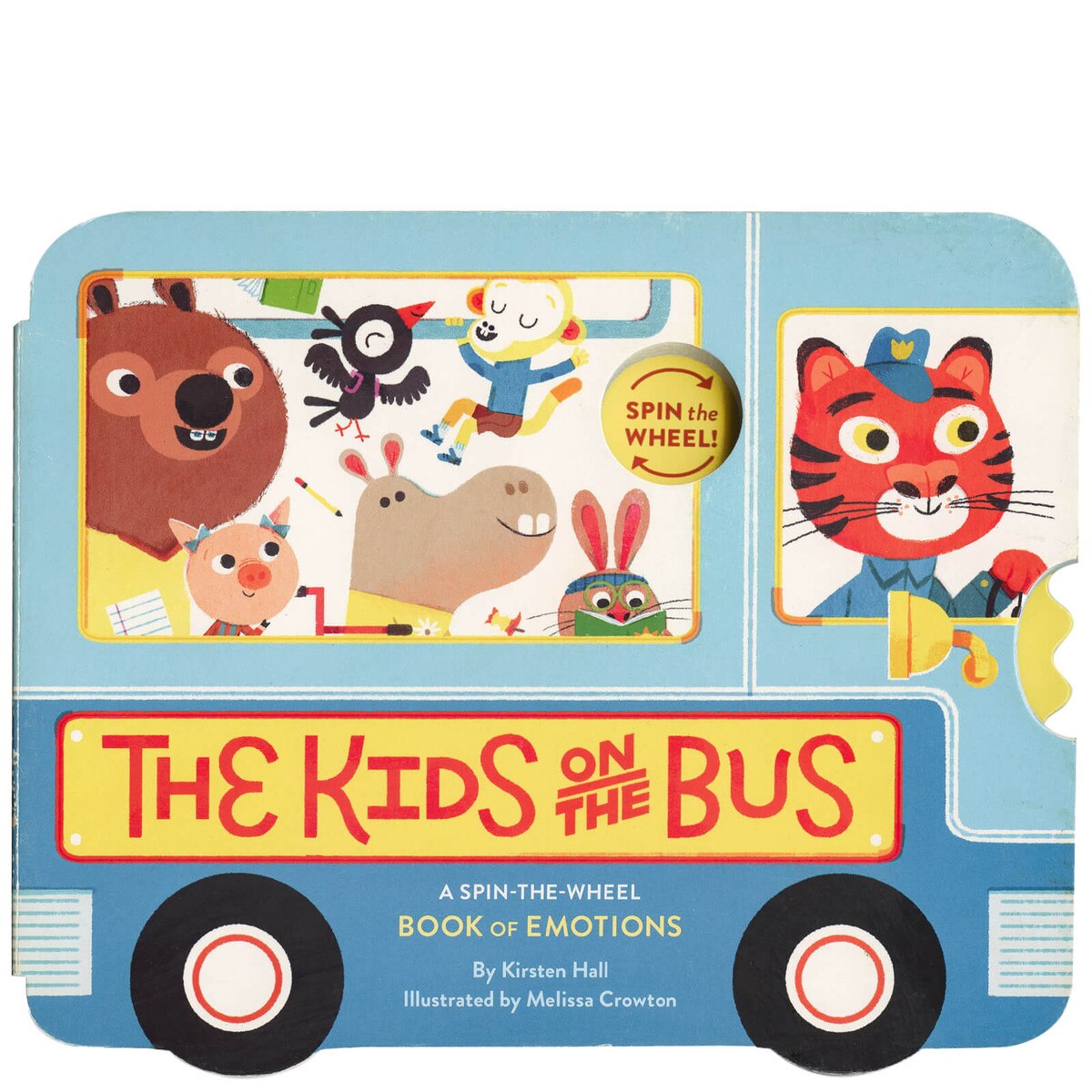 Kids on the Bus Board Book by Kirsten Hall