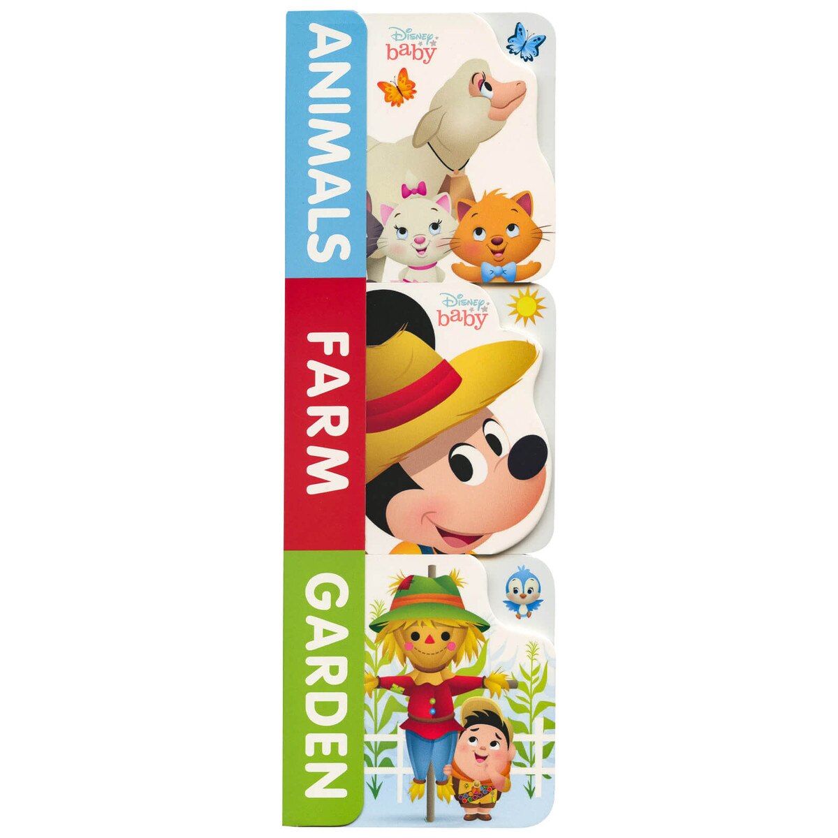 Disney Baby Animals, Farm, Garden Board 3 Book Set