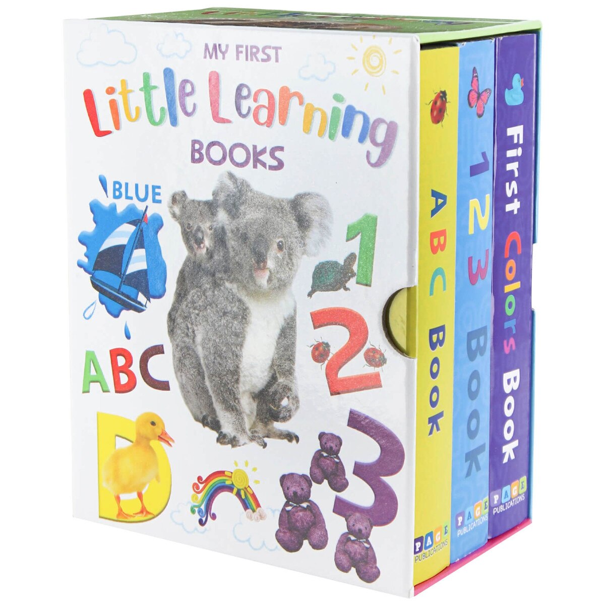 My First Little Learning Board Books 3 Book Set by Page Publication