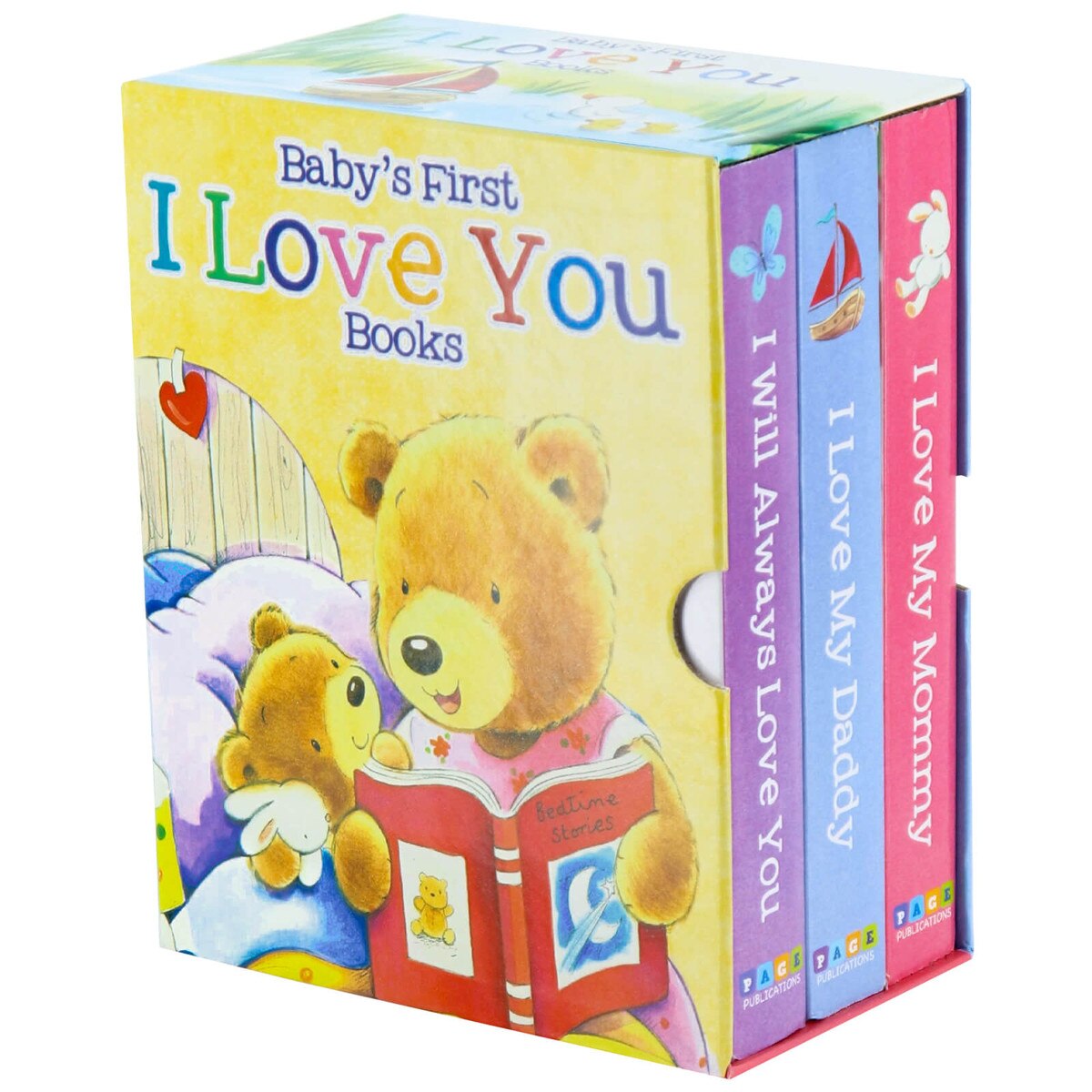 Baby's First I Love You Board Books (3 Book Set) by Page Publications