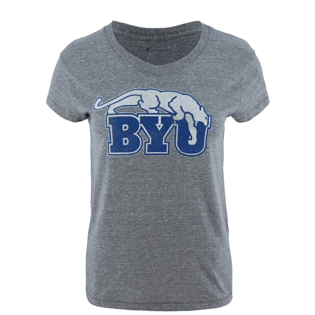 Women's Retro Cougar Over BYU T-Shirt - Champion