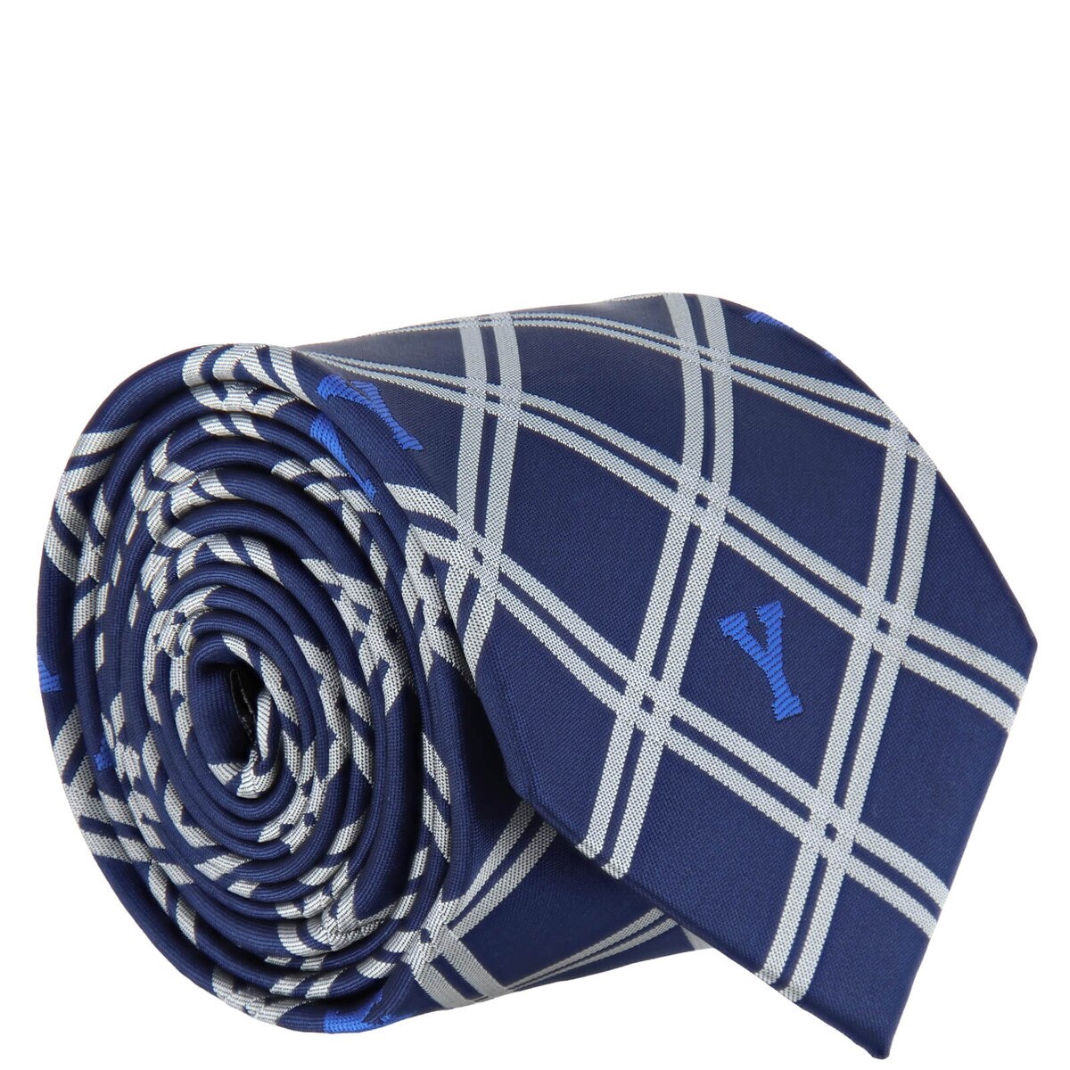 Block Y Plaid BYU Tie - Brigham Supply Company