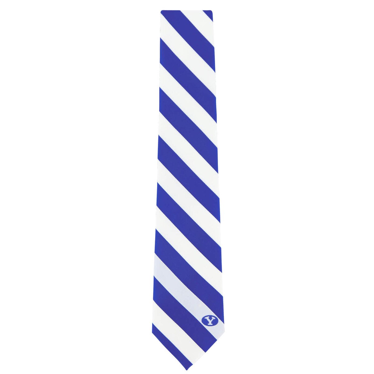 Oval Y Stripe BYU Tie - Brigham Supply Company