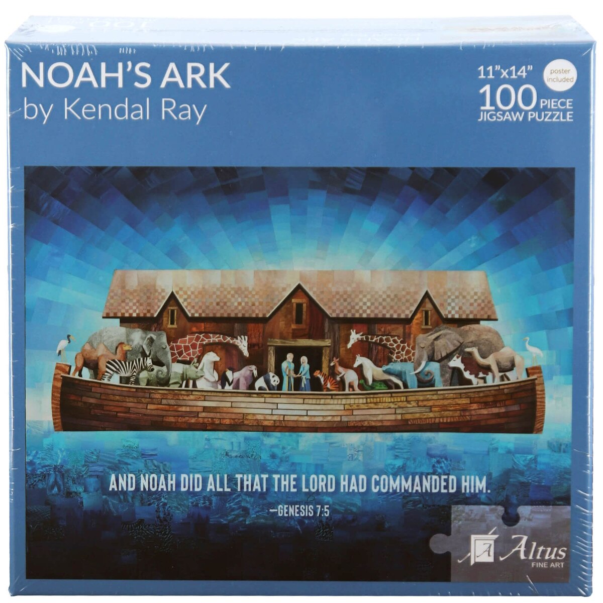 Noah's Ark by Kendal Ray Puzzle - 100 Pieces