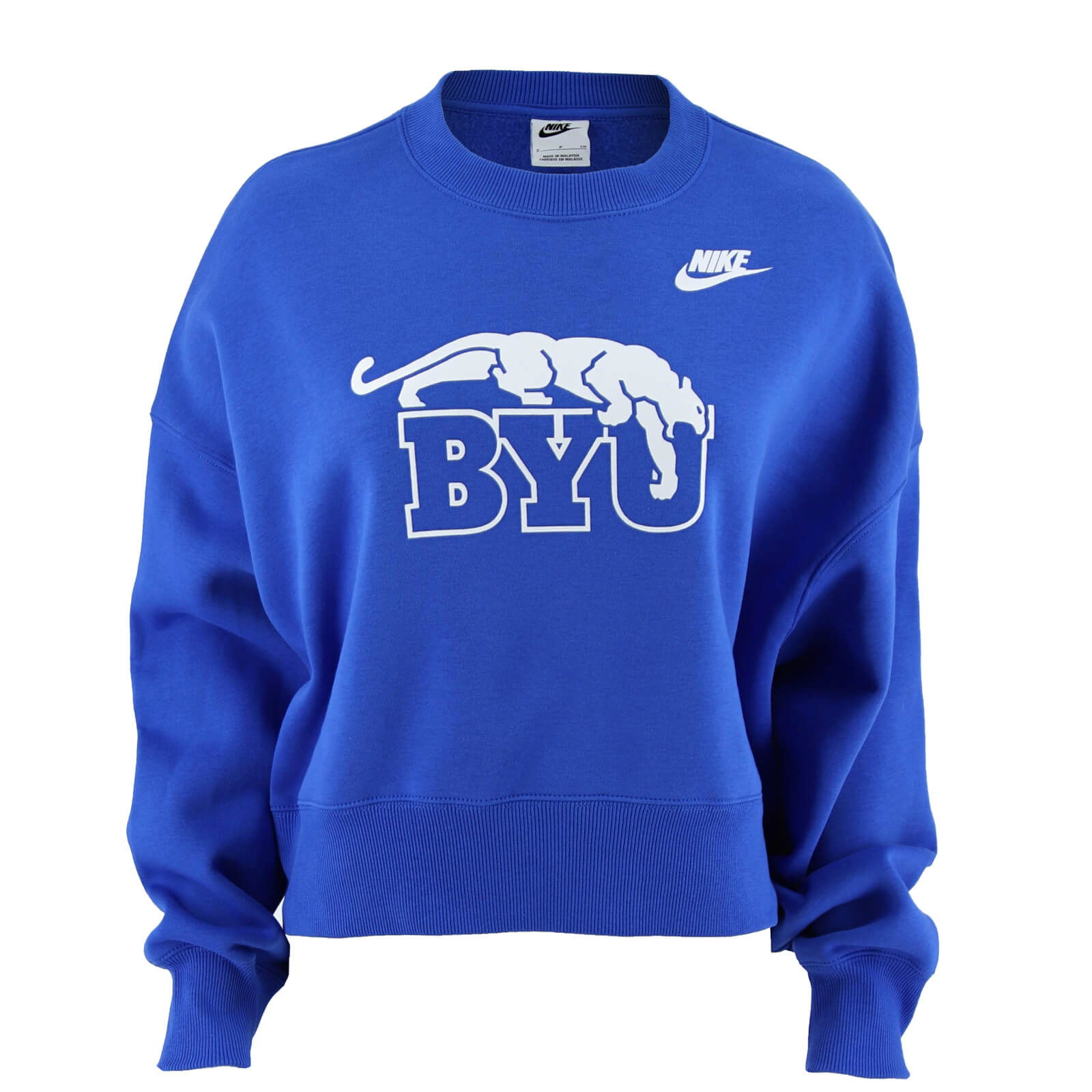 Women's Retro Cougar Over BYU Crewneck - Nike