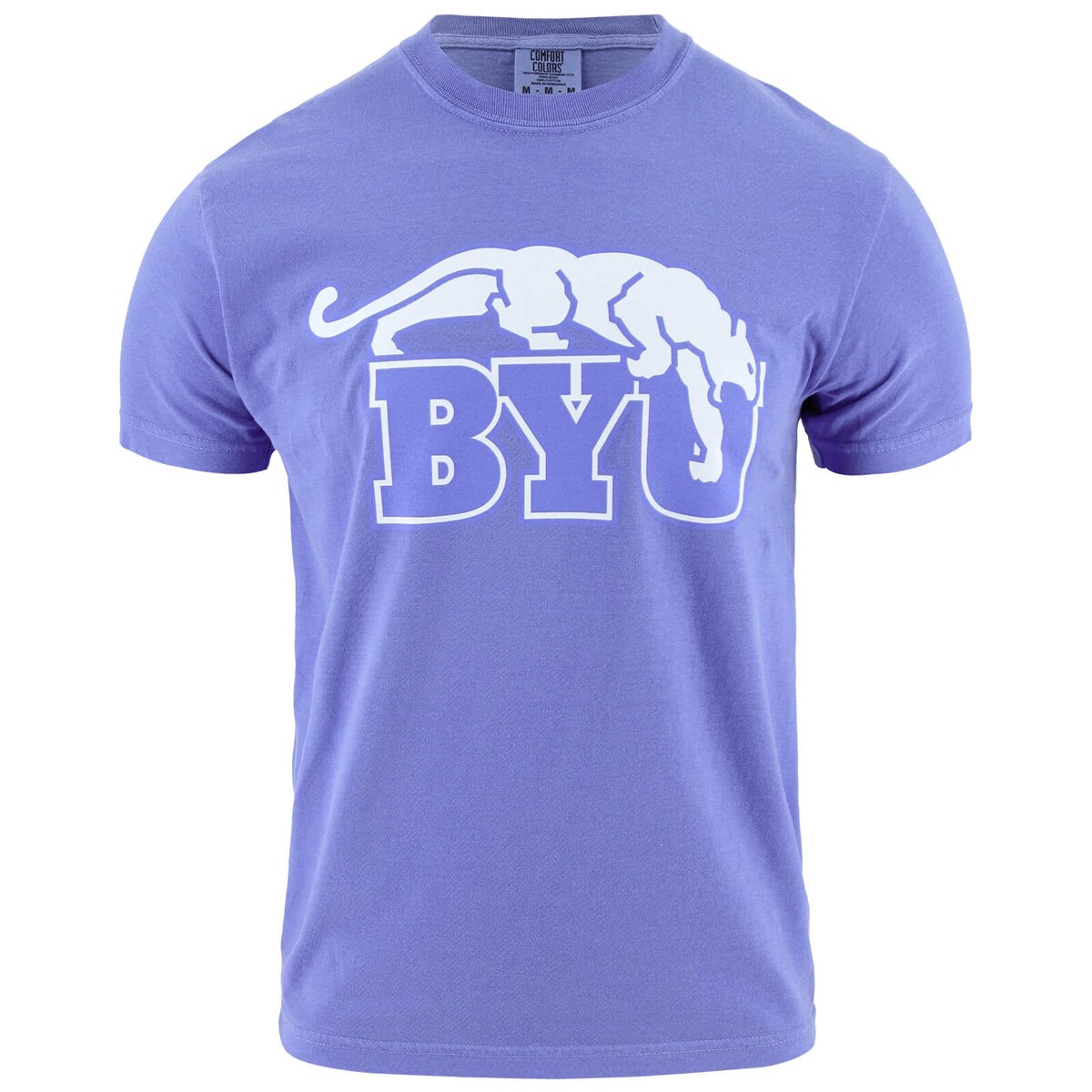 Retro Cougar Over BYU T-Shirt - The Retro Brand