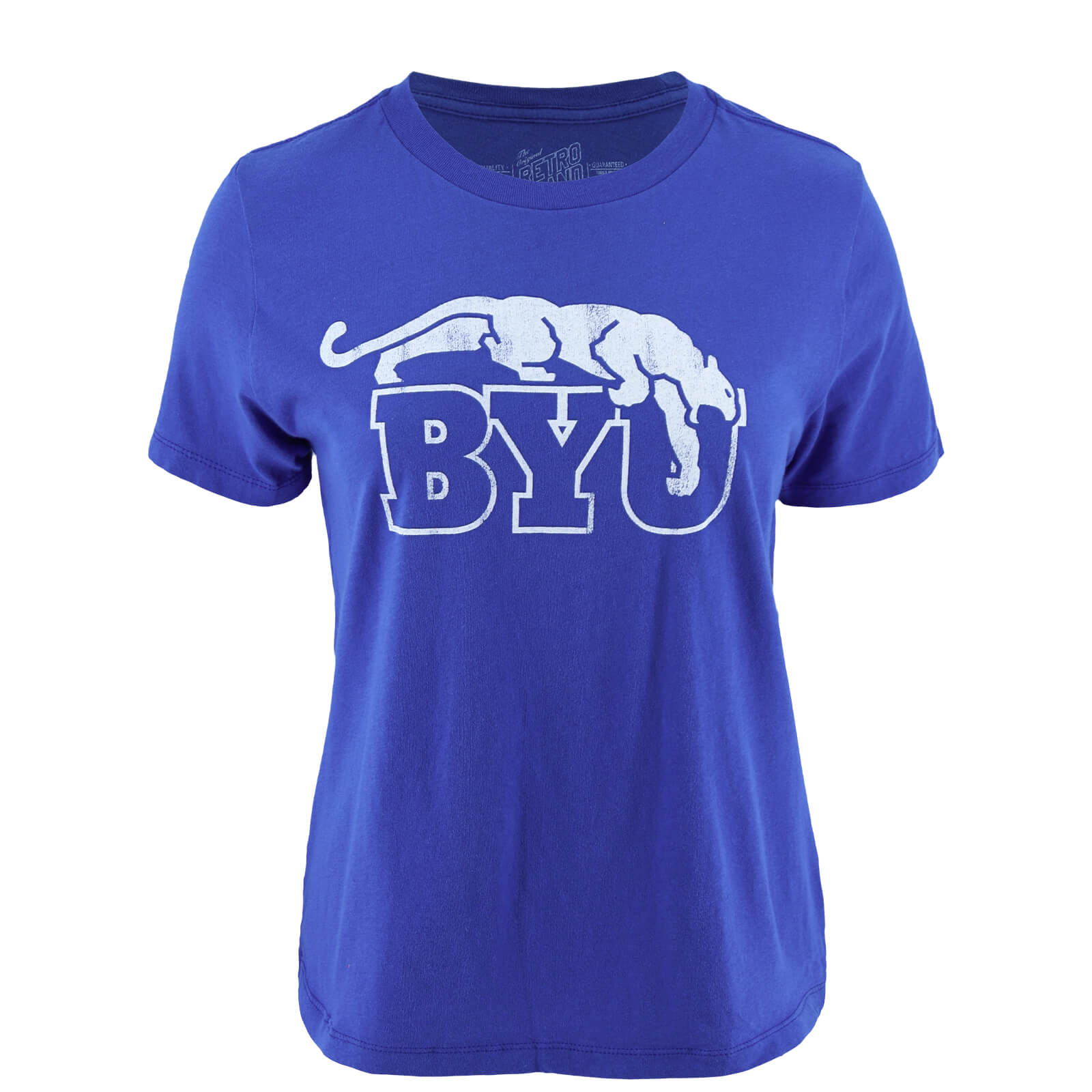 Women's Retro Cougar Over BYU T-Shirt - The Retro Brand