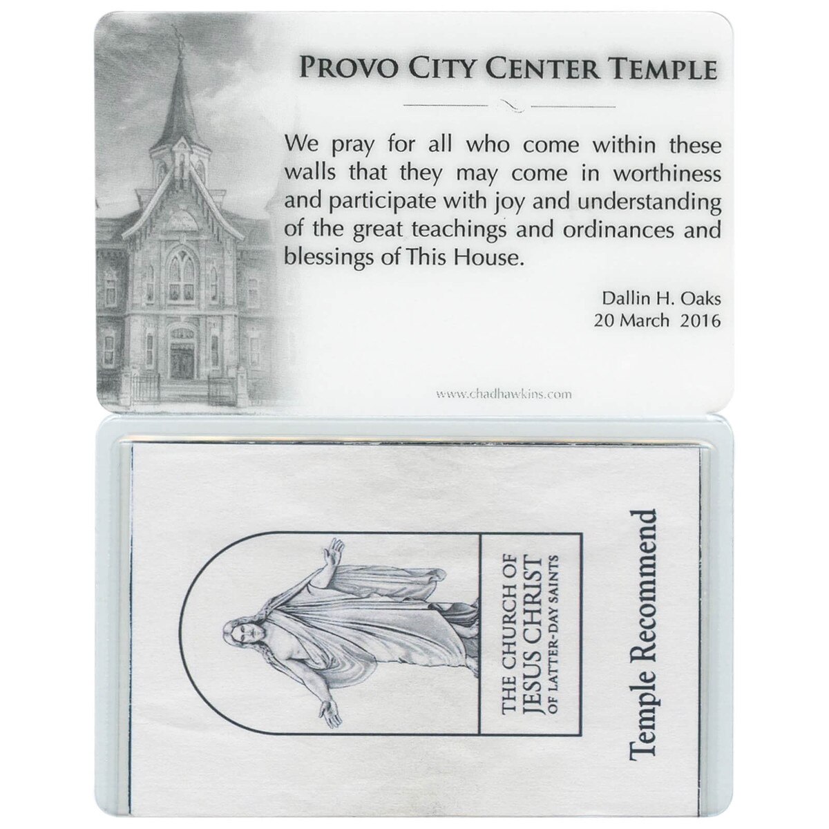 Provo City Center Temple Recommend Holder