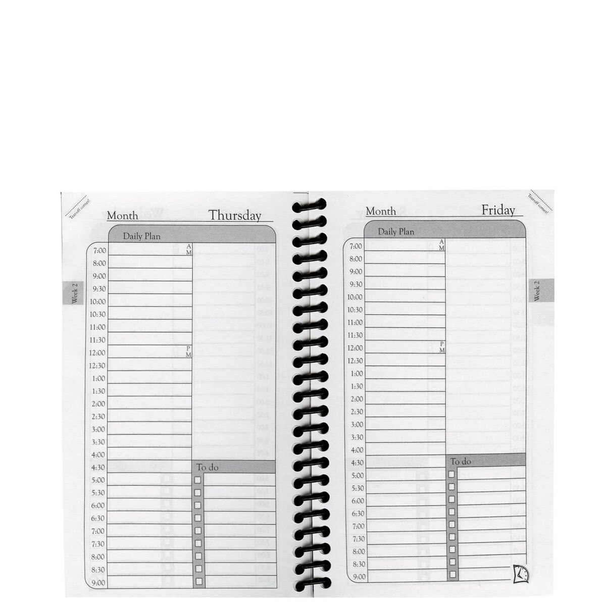 4 Month Use-Time-Wisely Parker Planner - 3.5" x 6"