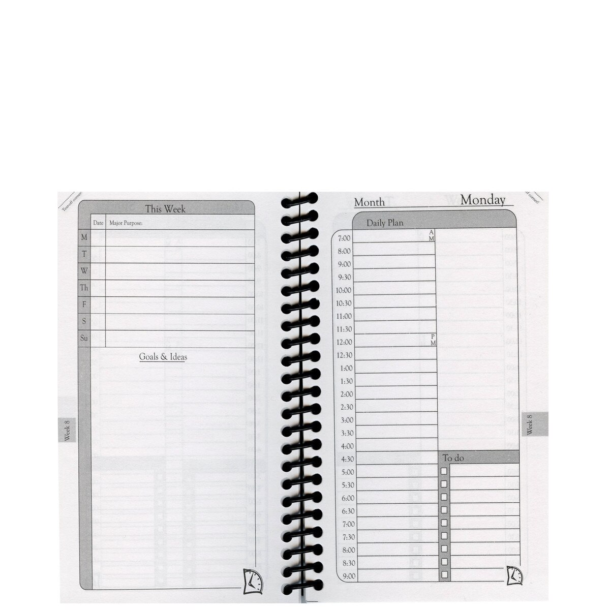 4 Month Use-Time-Wisely Parker Planner - 3.5" x 6"