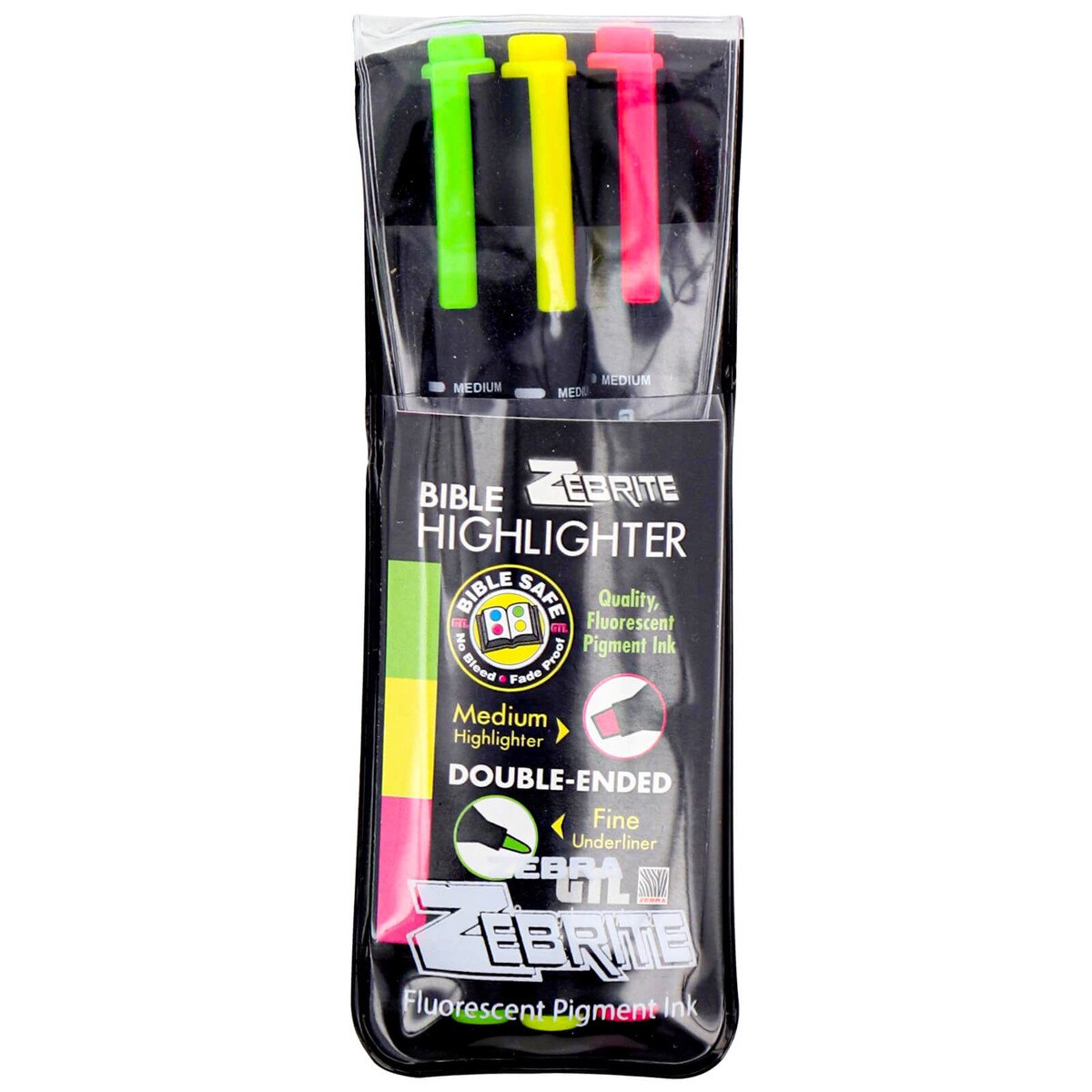 Color Bible Highlighters - 3 Count