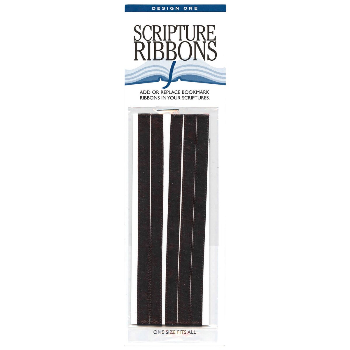 Black Scripture Ribbons